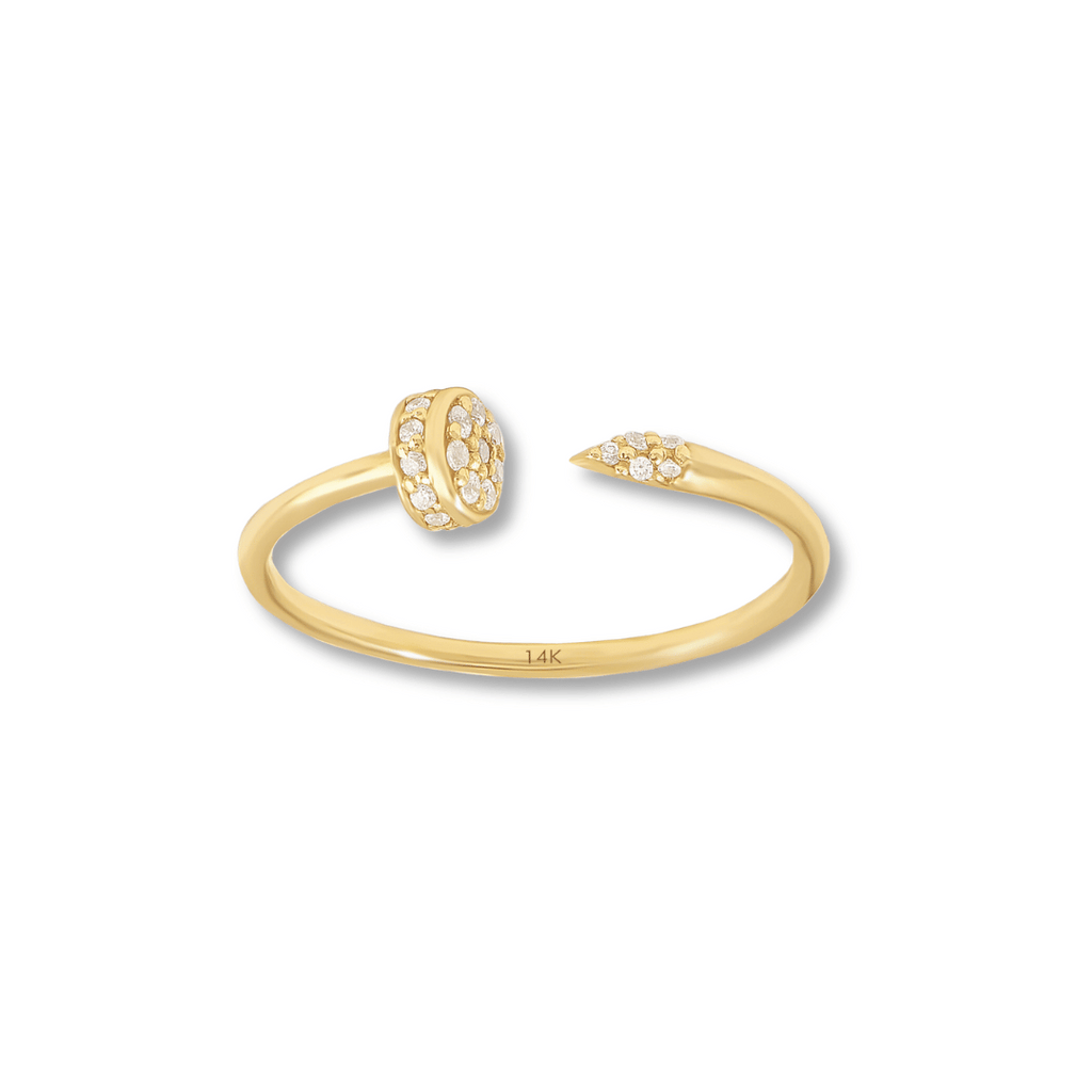 14k Open Nail Ring – Ór Jewellery